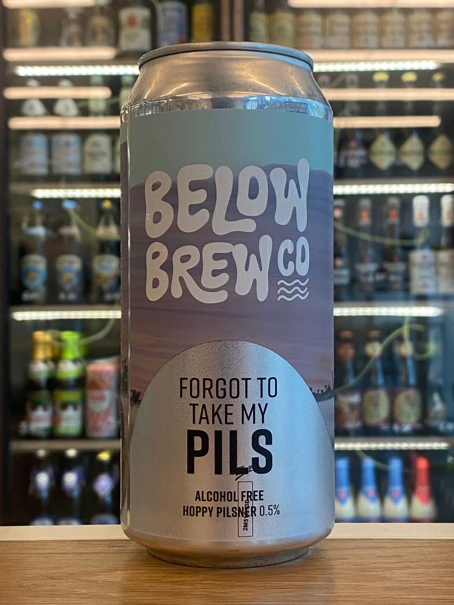 Below Brew Co | Forgot To Take My Pils | Alcohol Free Lager – Clapton Craft